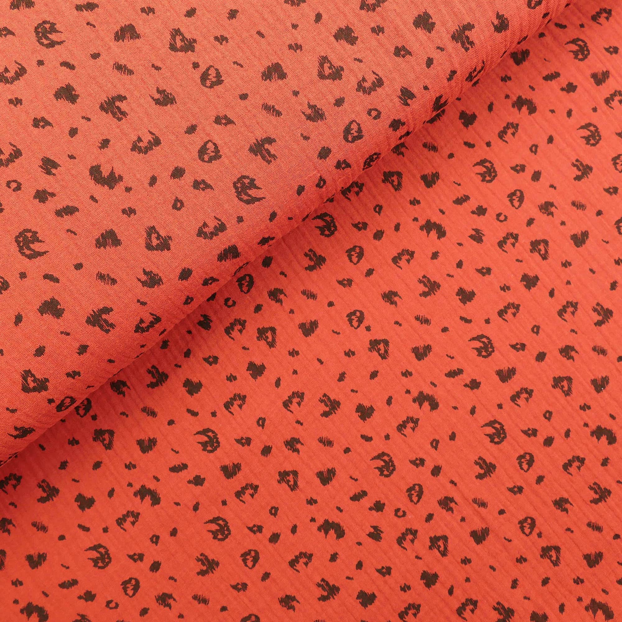 Purchase Online Cotton Rust Double Gauze Fabric - Lullabeen Fabrics ...