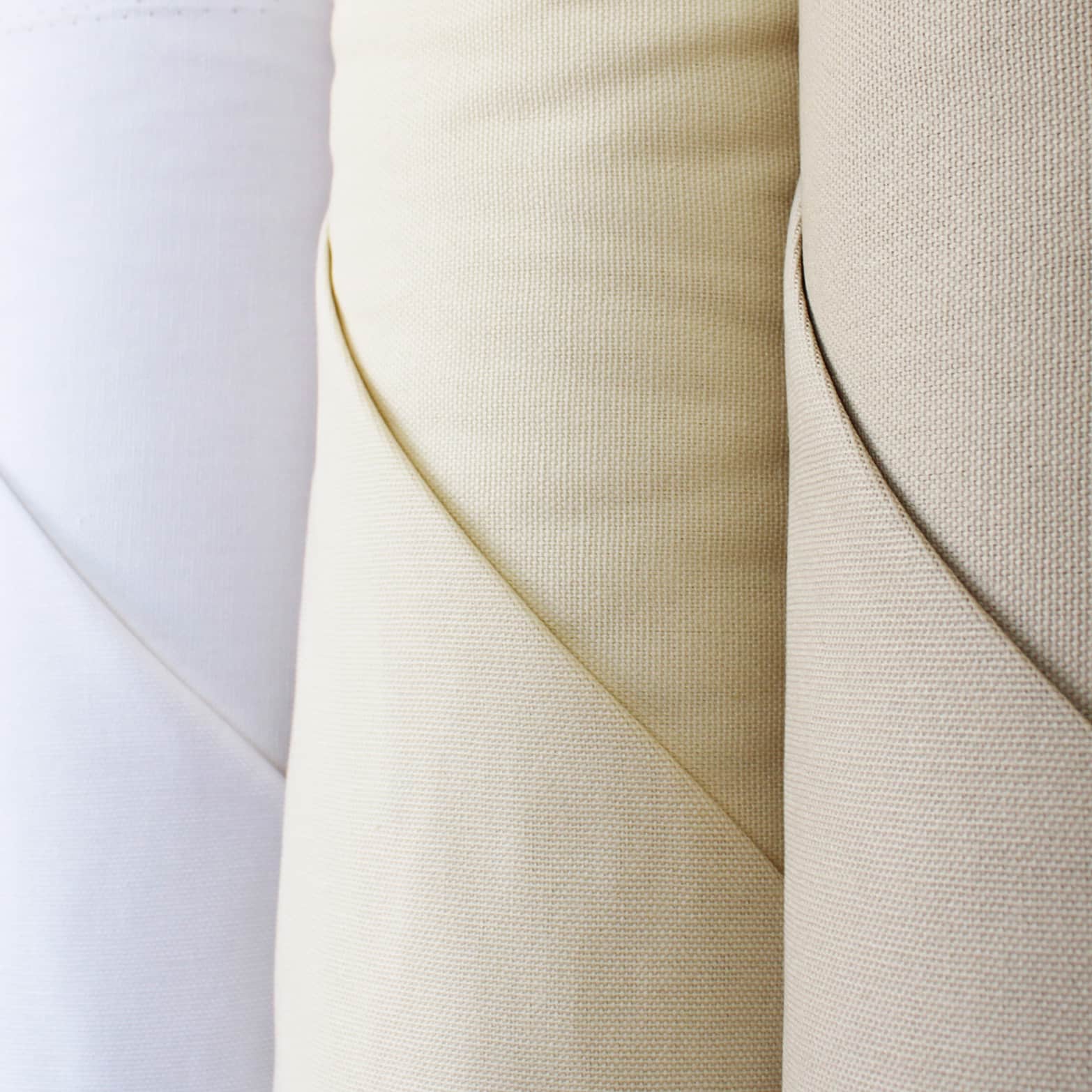 Medium-Weight Plain Cotton Canvas - Beige – Lullabee Fabrics