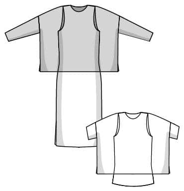 Layer Dress & Top Fabric Sewing Pattern - Lullabee Fabric – Lullabee ...