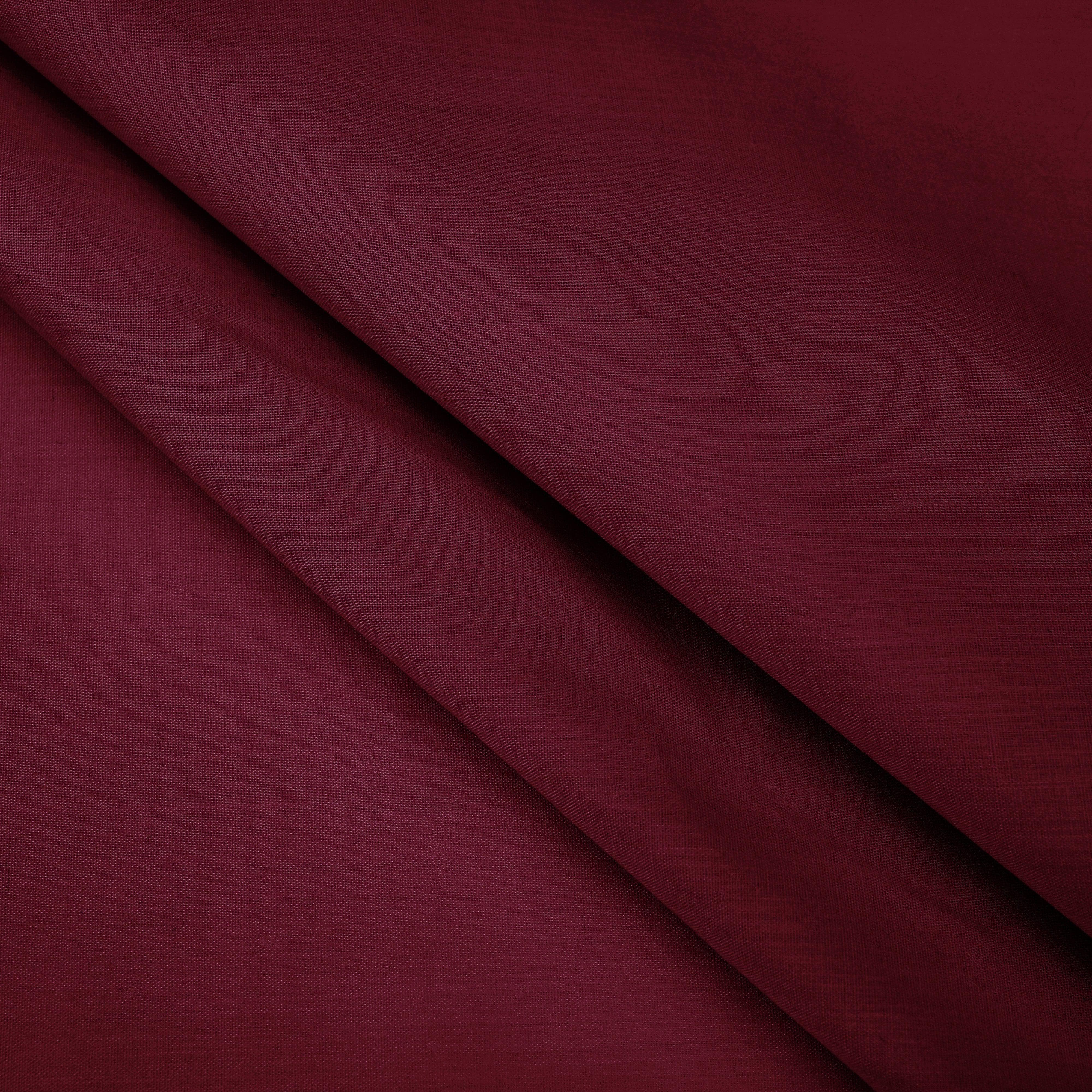 Light Cotton Poplin Solid Colour - Maroon – Lullabee Fabrics