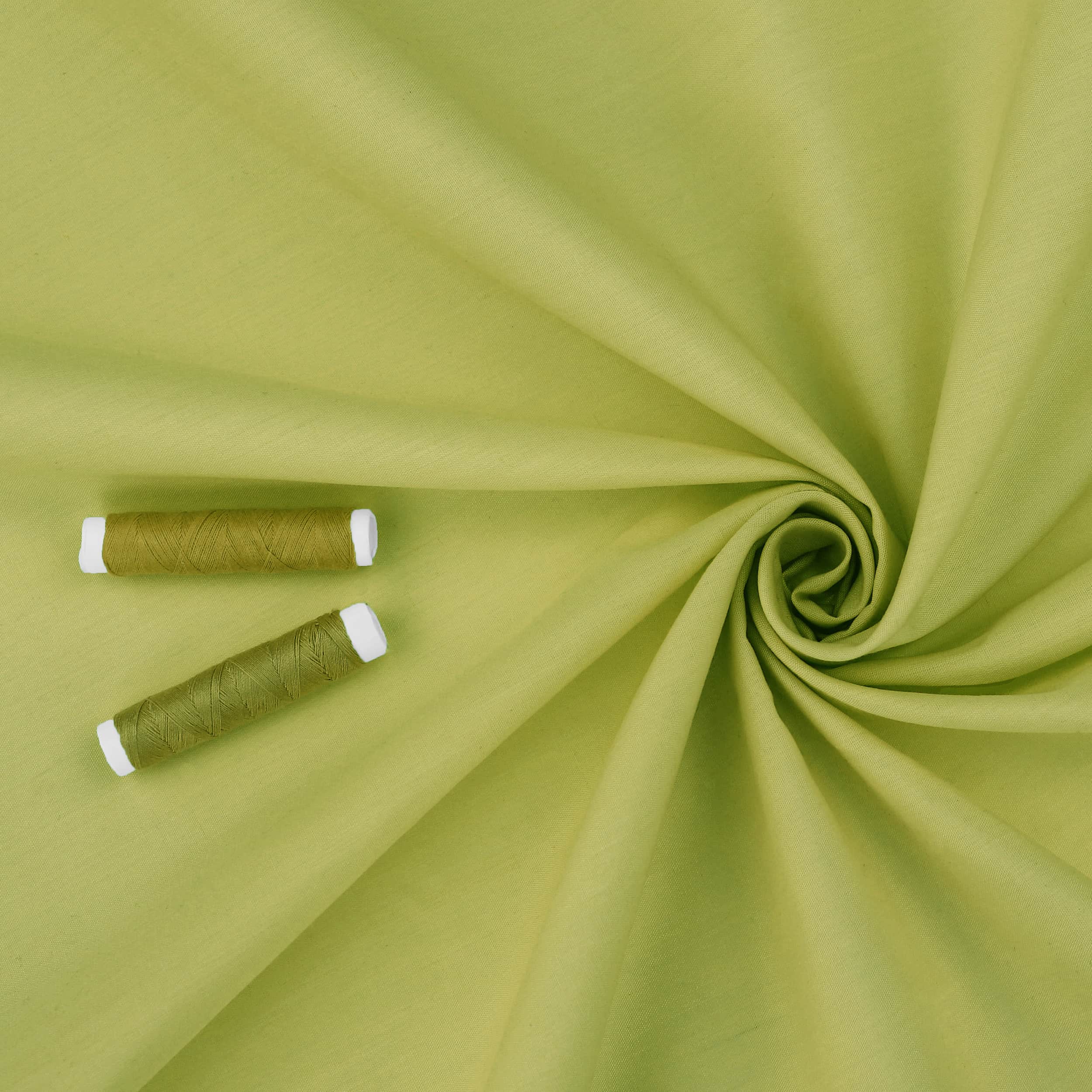 Light Cotton Poplin Solid Colour - Moss – Lullabee Fabrics