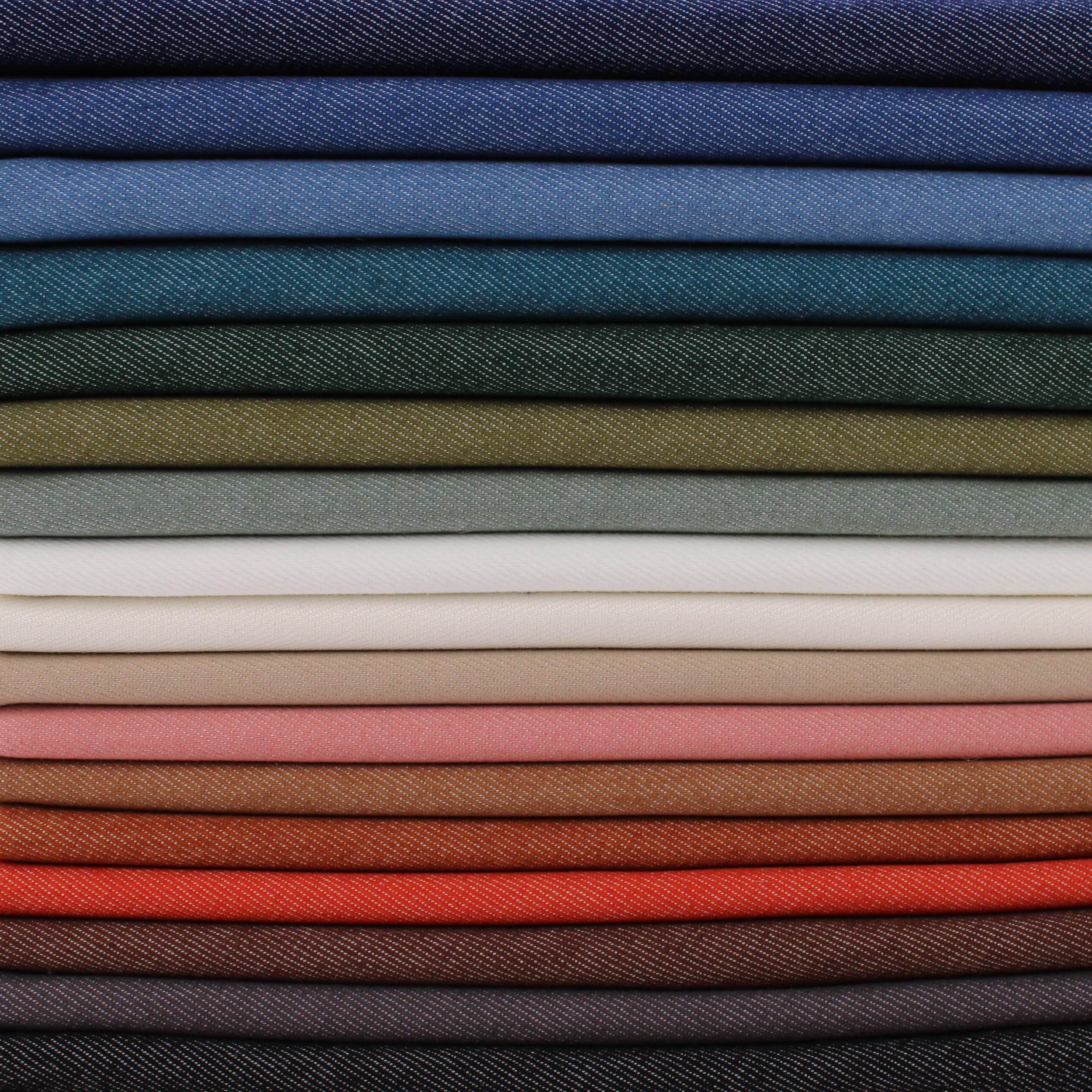 Lightweight 17 Colours Denim - Light Oak – Lullabee Fabrics