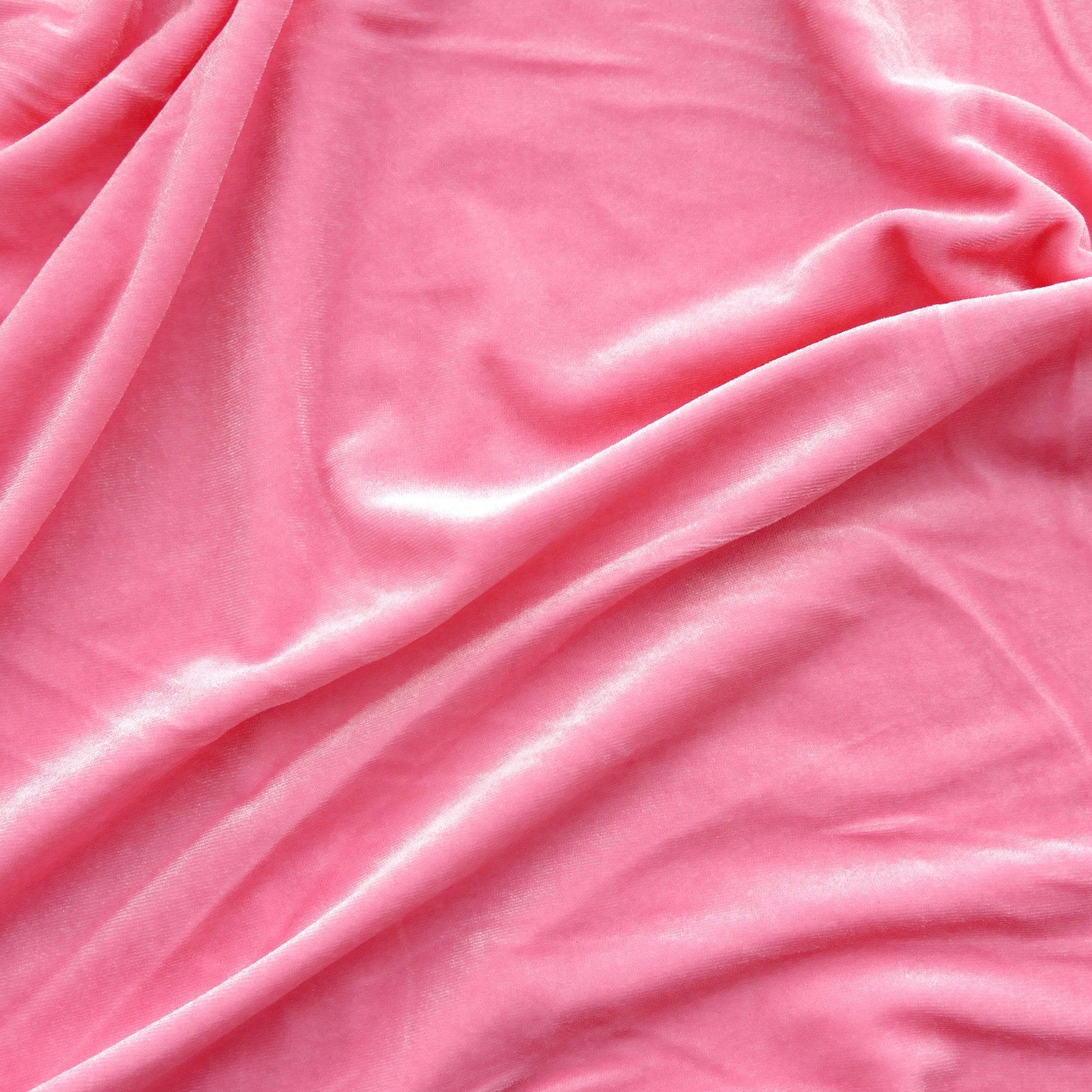 Luxurious Soft Velour Velvet - Flamingo Pink – Lullabee Fabrics
