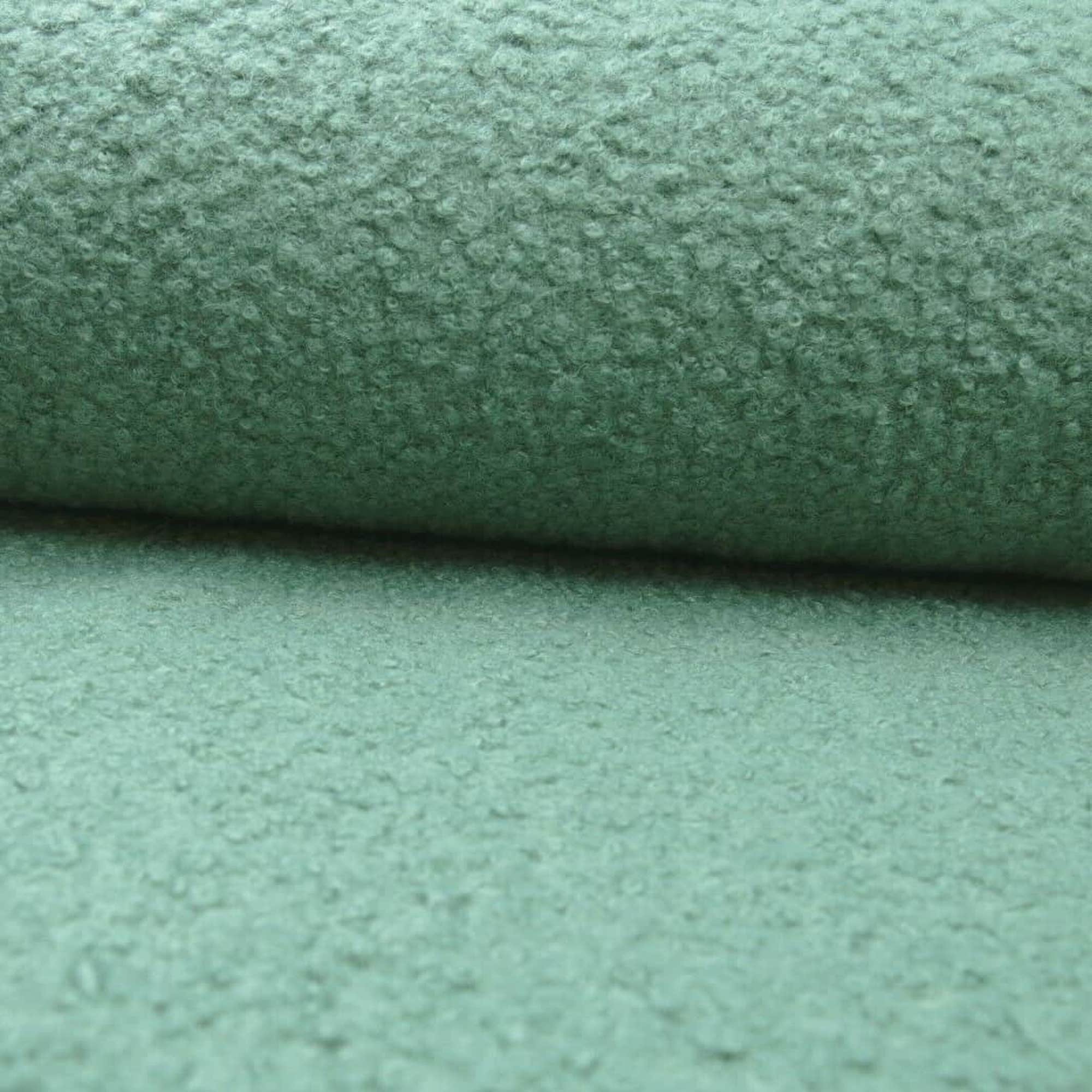 Chunky Boucle Curled Sheep Wool Look - Mint – Lullabee Fabrics