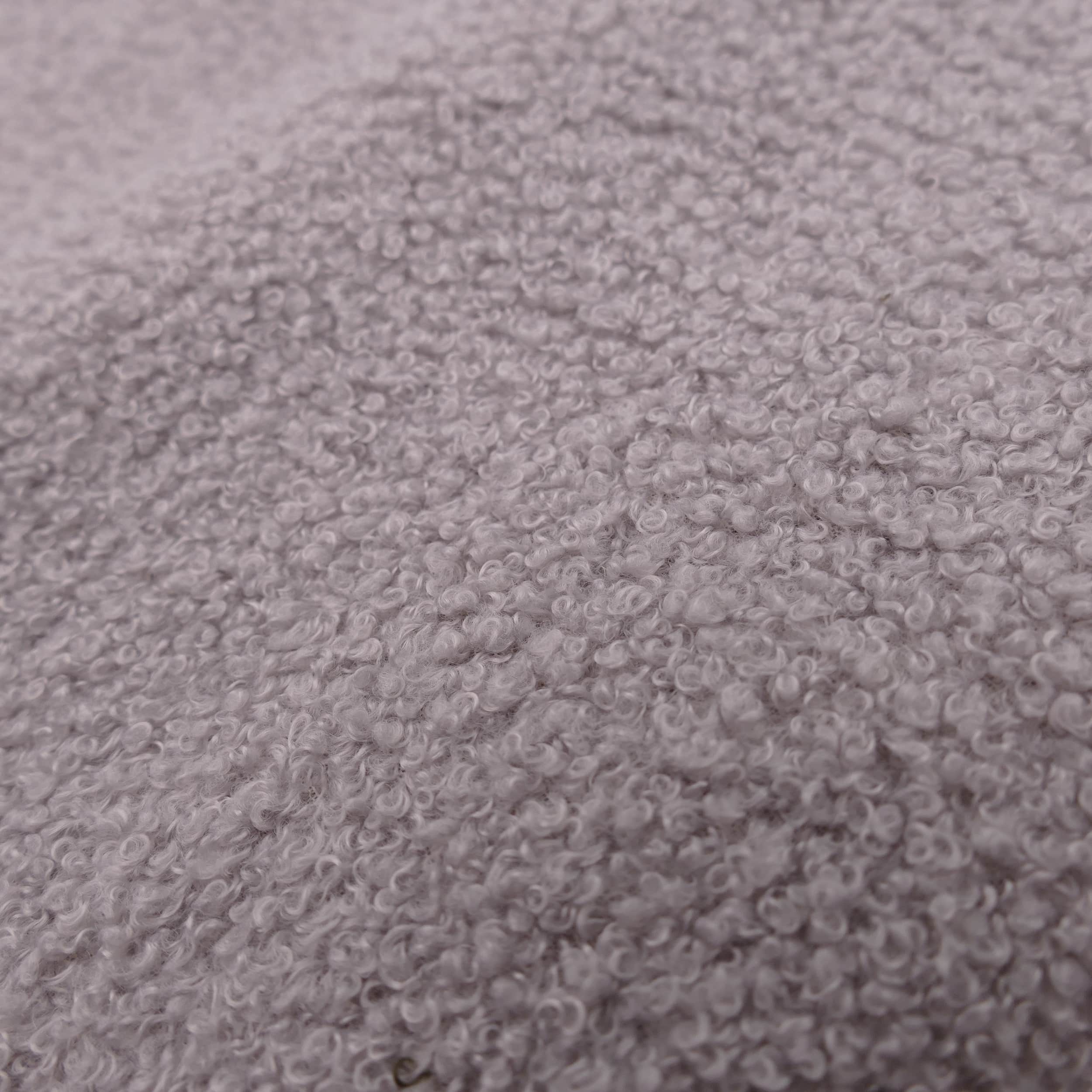 Micro Boucle Curled Sheep Wool Look - Dusty Grey – Lullabee Fabrics