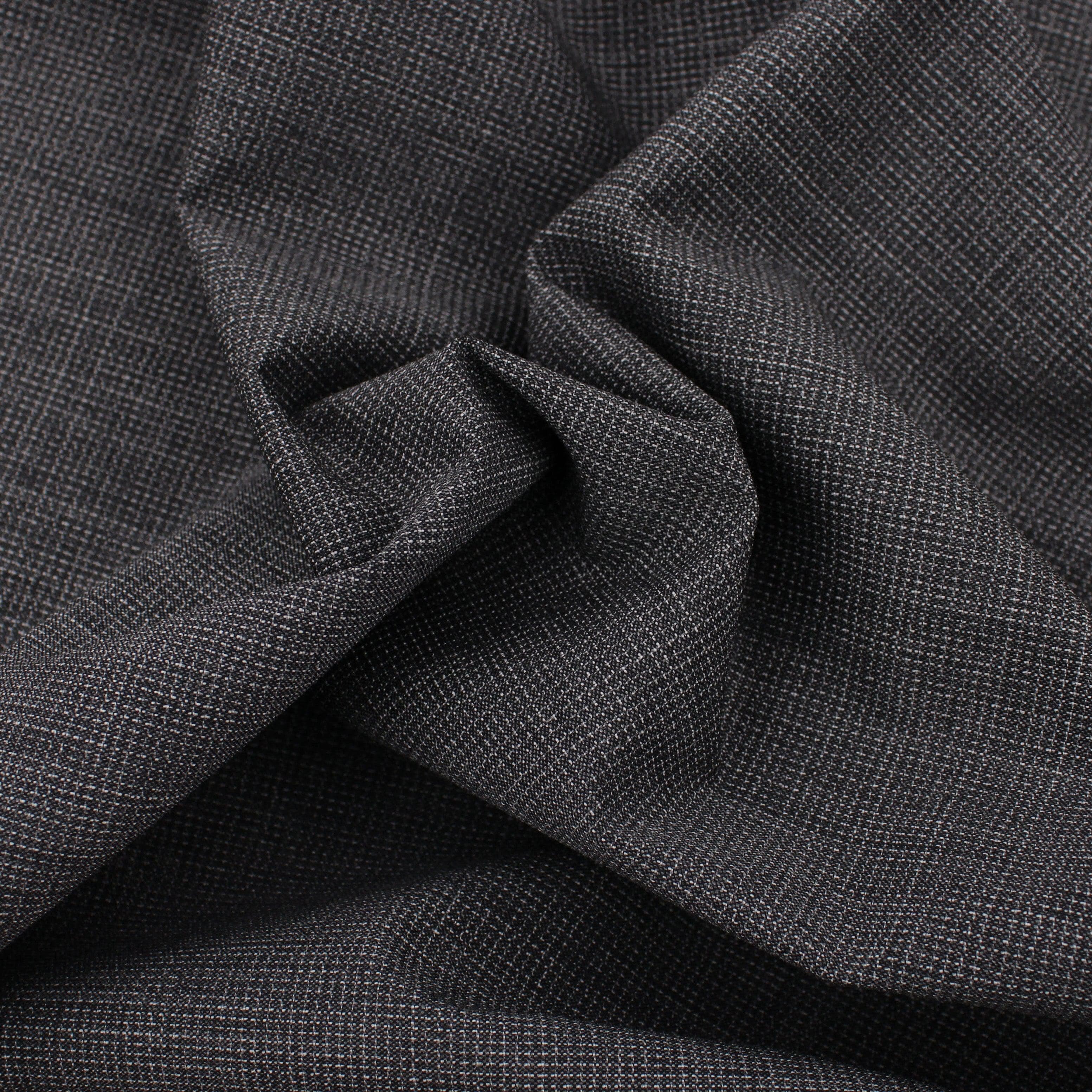 Micro Check Suiting Wool - Grey – Lullabee Fabrics