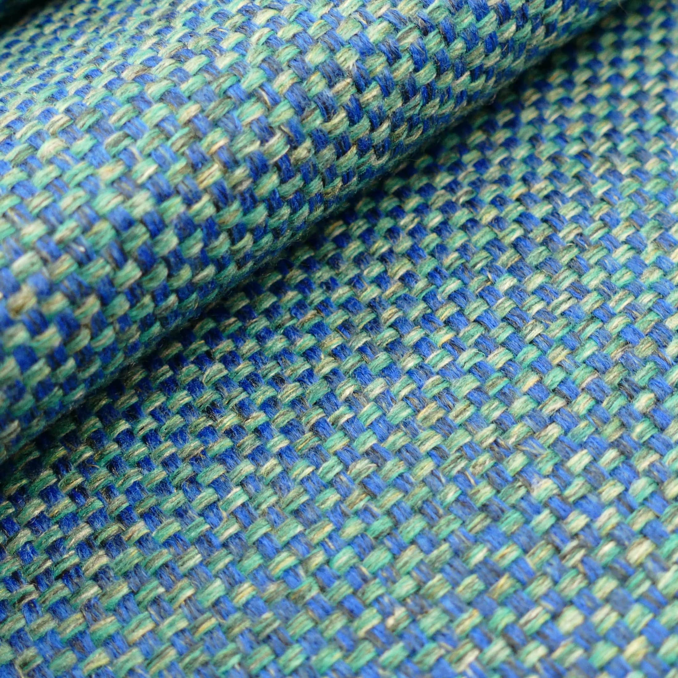 Panama Upholstery Basketweave - Mauritian Sea – Lullabee Fabrics