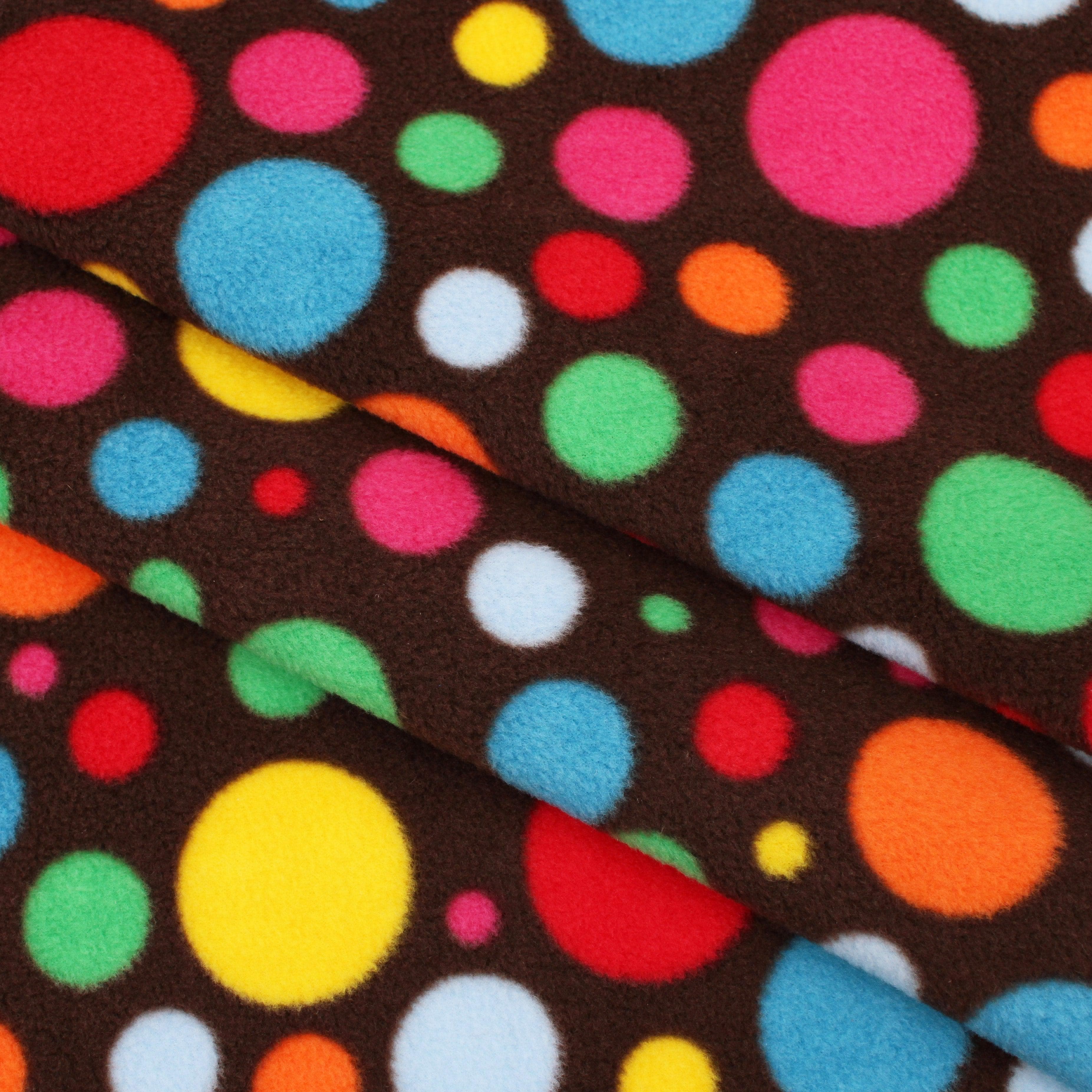 Polka Dot Smooth Fleece - Balloons – Lullabee Fabrics