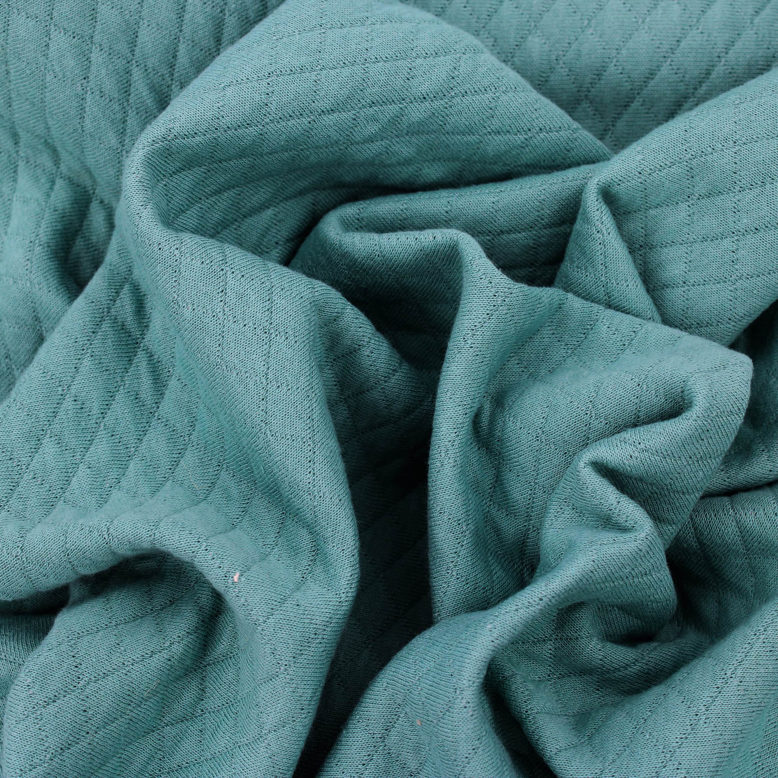 Quilted Cotton Jersey Sweatshirt Fabric- Mint – Lullabee Fabrics