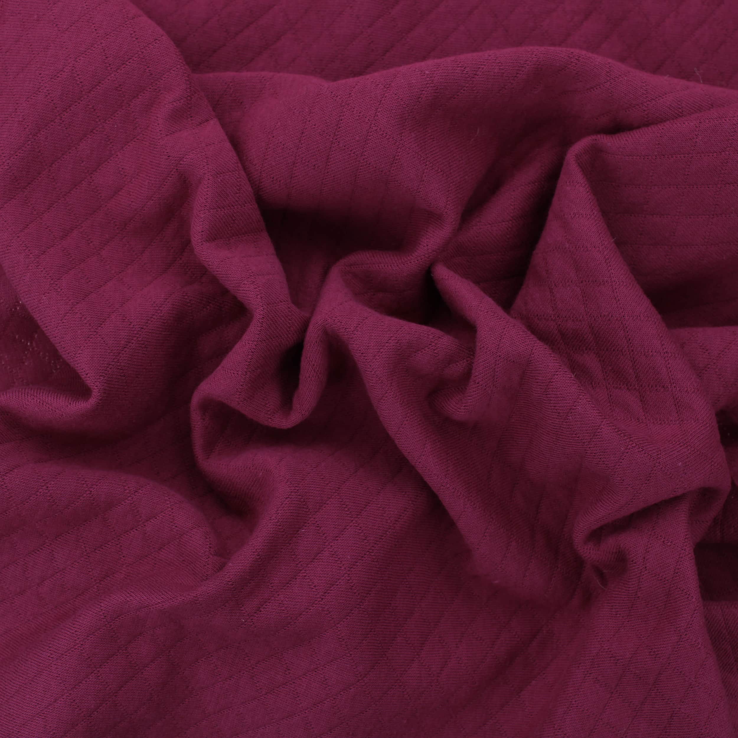 Quilted Cotton Jersey Sweatshirt Fabric- Raspberry – Lullabee Fabrics