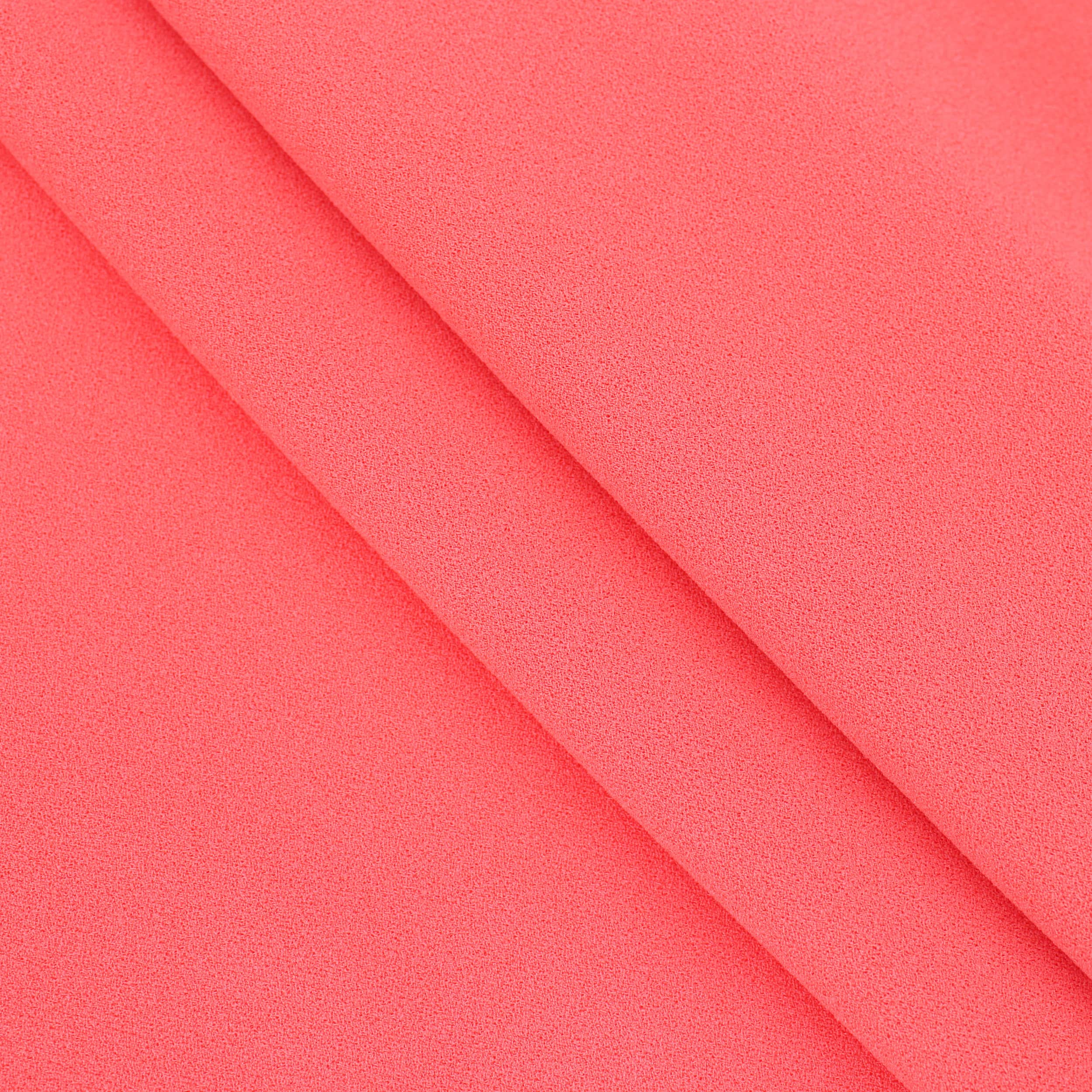 Scuba Crepe Stretch Jersey - Soft Coral – Lullabee Fabrics