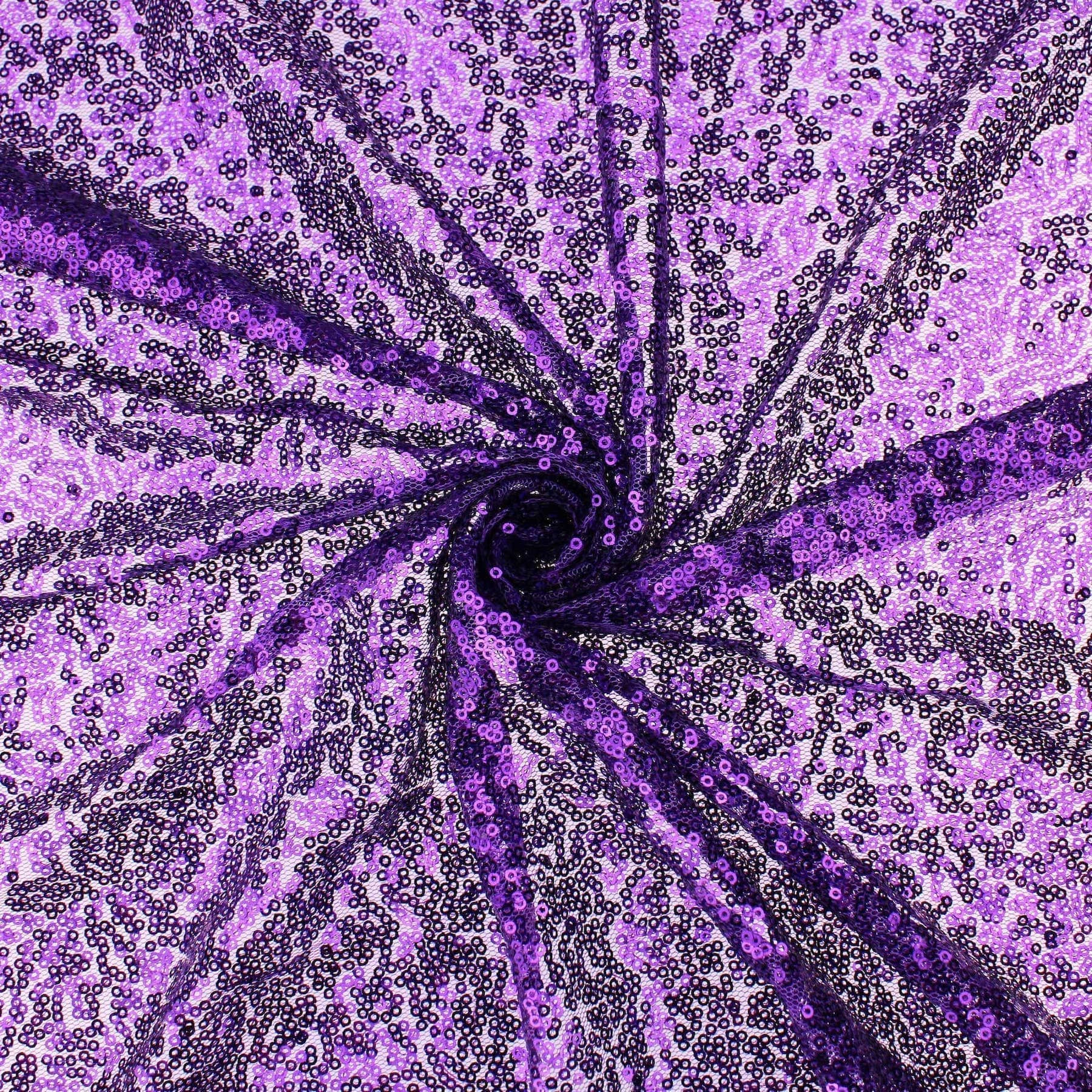 Teeny Metallic Sequins on Mesh - Purple – Lullabee Fabrics