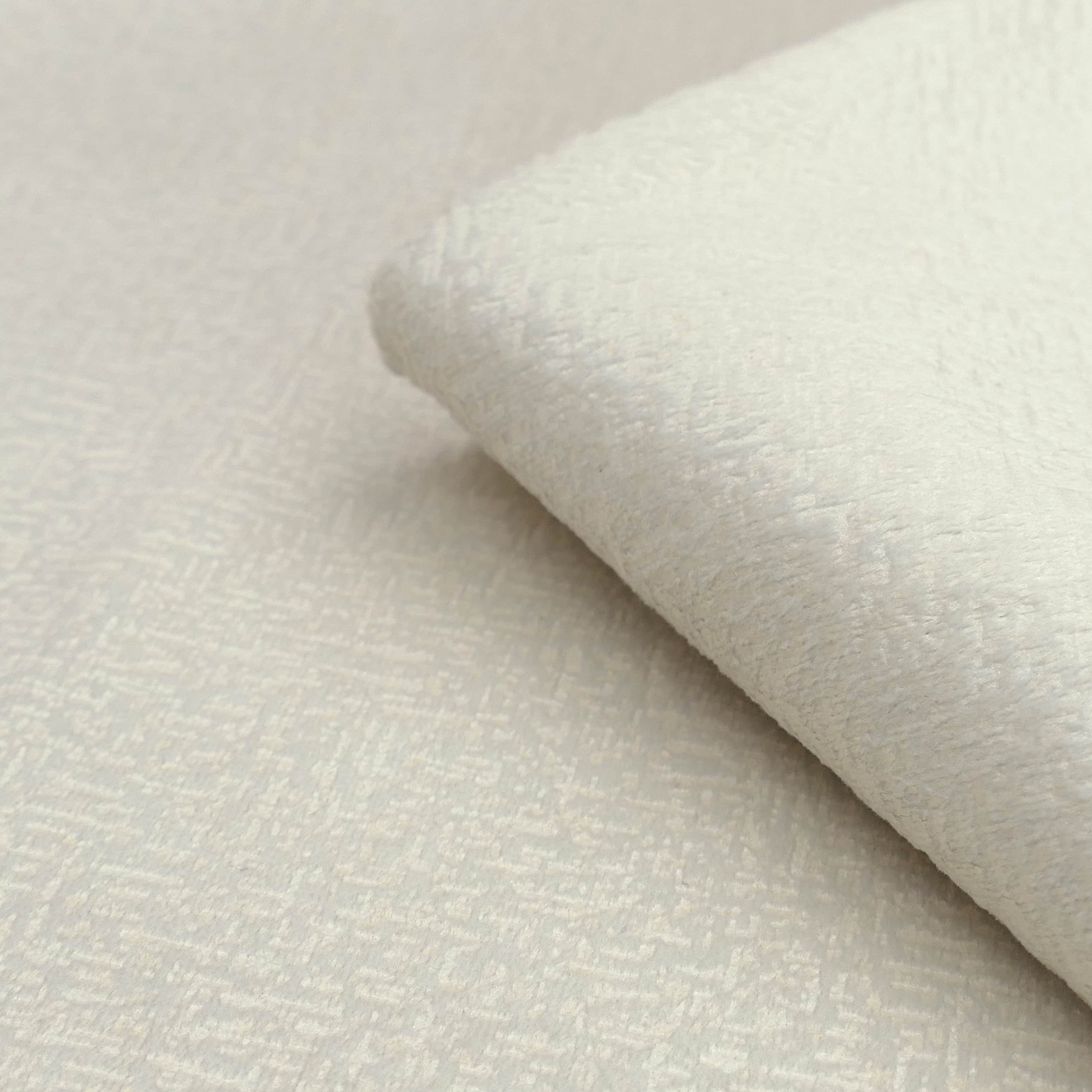 Vienna Textured Velvet Chenille - Ivory – Lullabee Fabrics