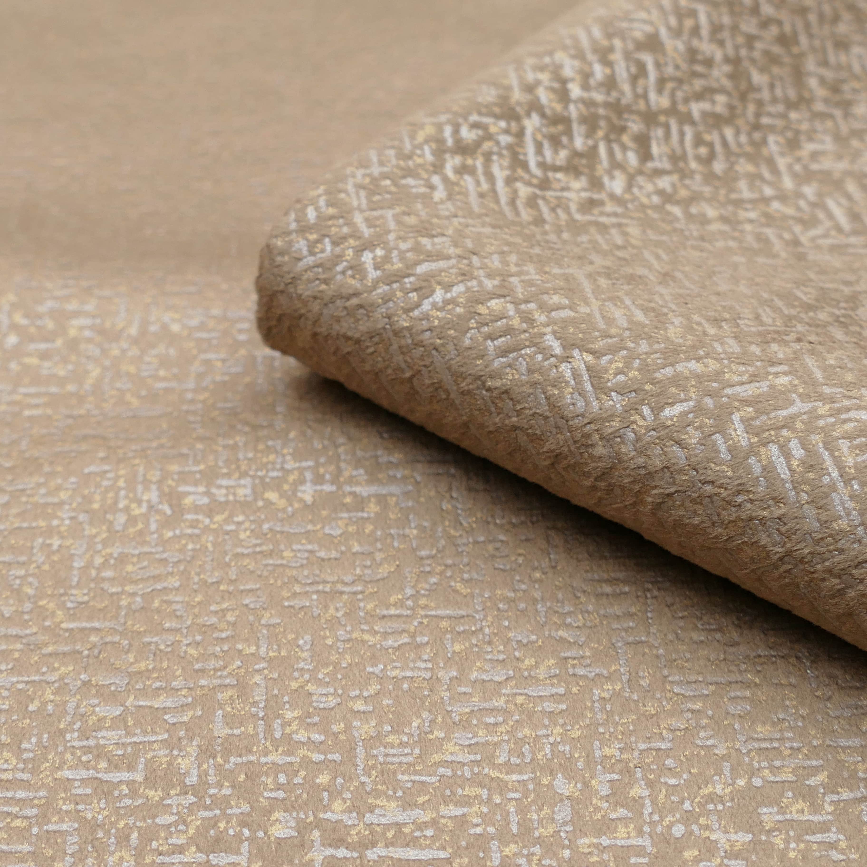Vienna Textured Velvet Chenille - Light Tan – Lullabee Fabrics