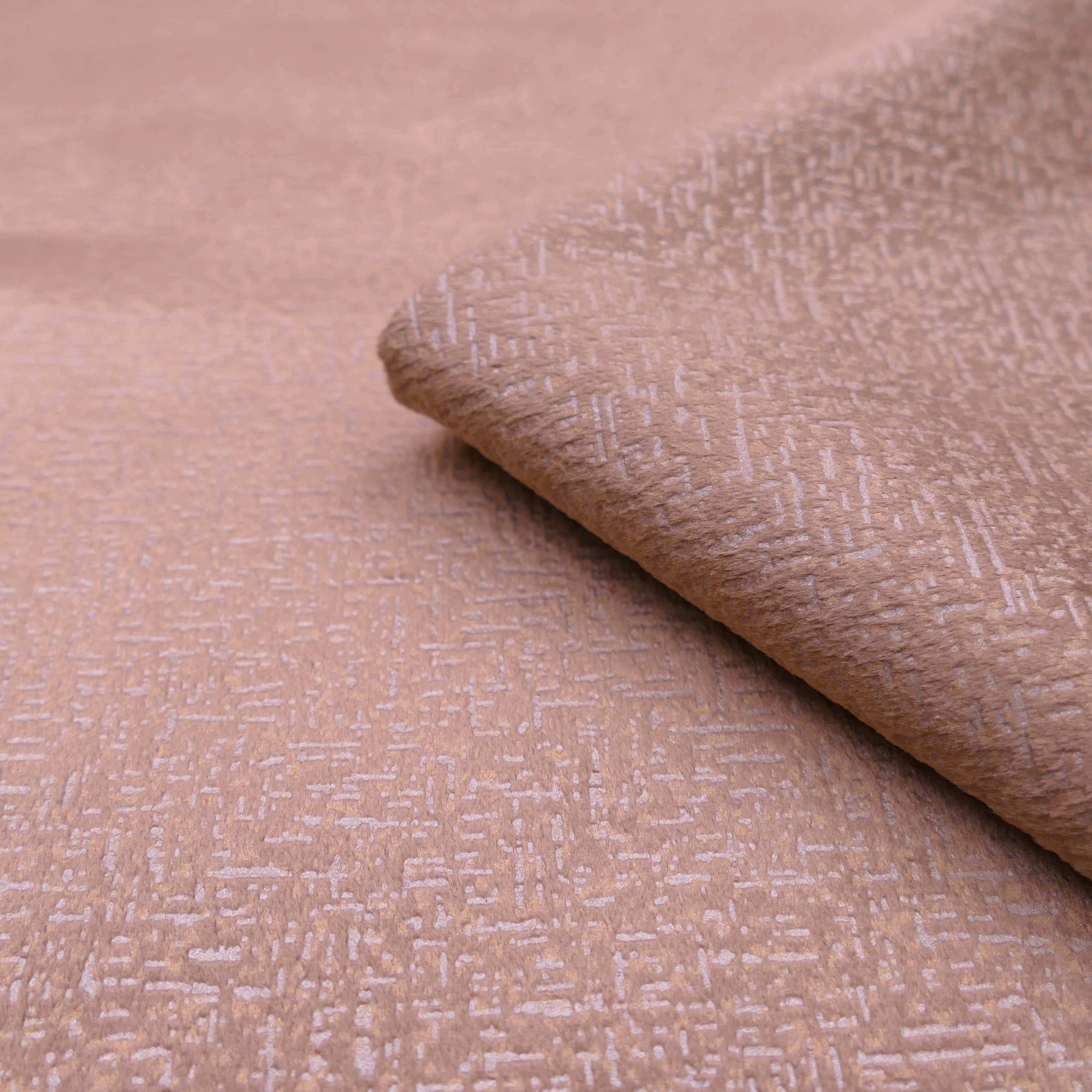 Vienna Textured Velvet Chenille - Mocha Whipped – Lullabee Fabrics