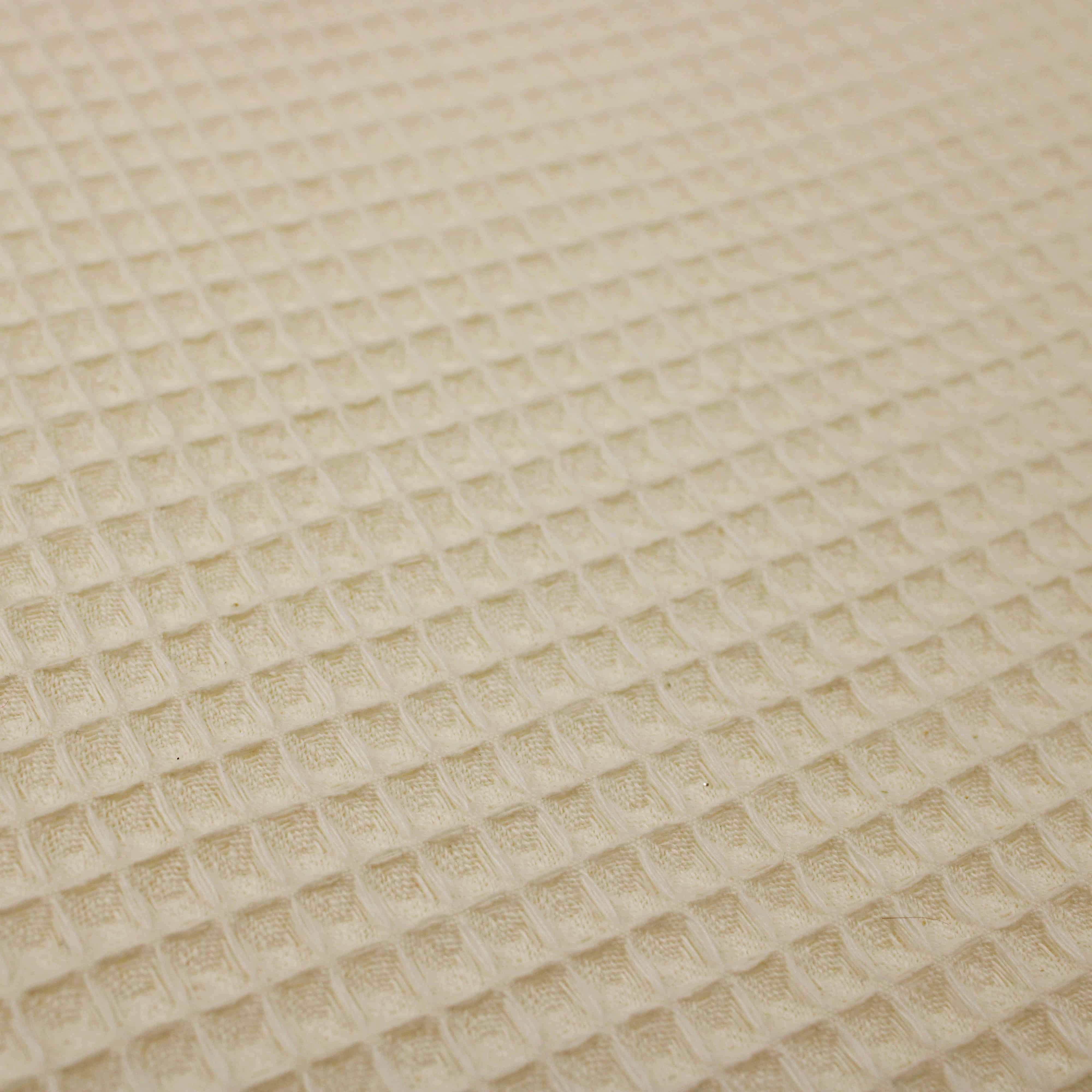 Waffle Cotton Honeycomb/Pique- Beige – Lullabee Fabrics