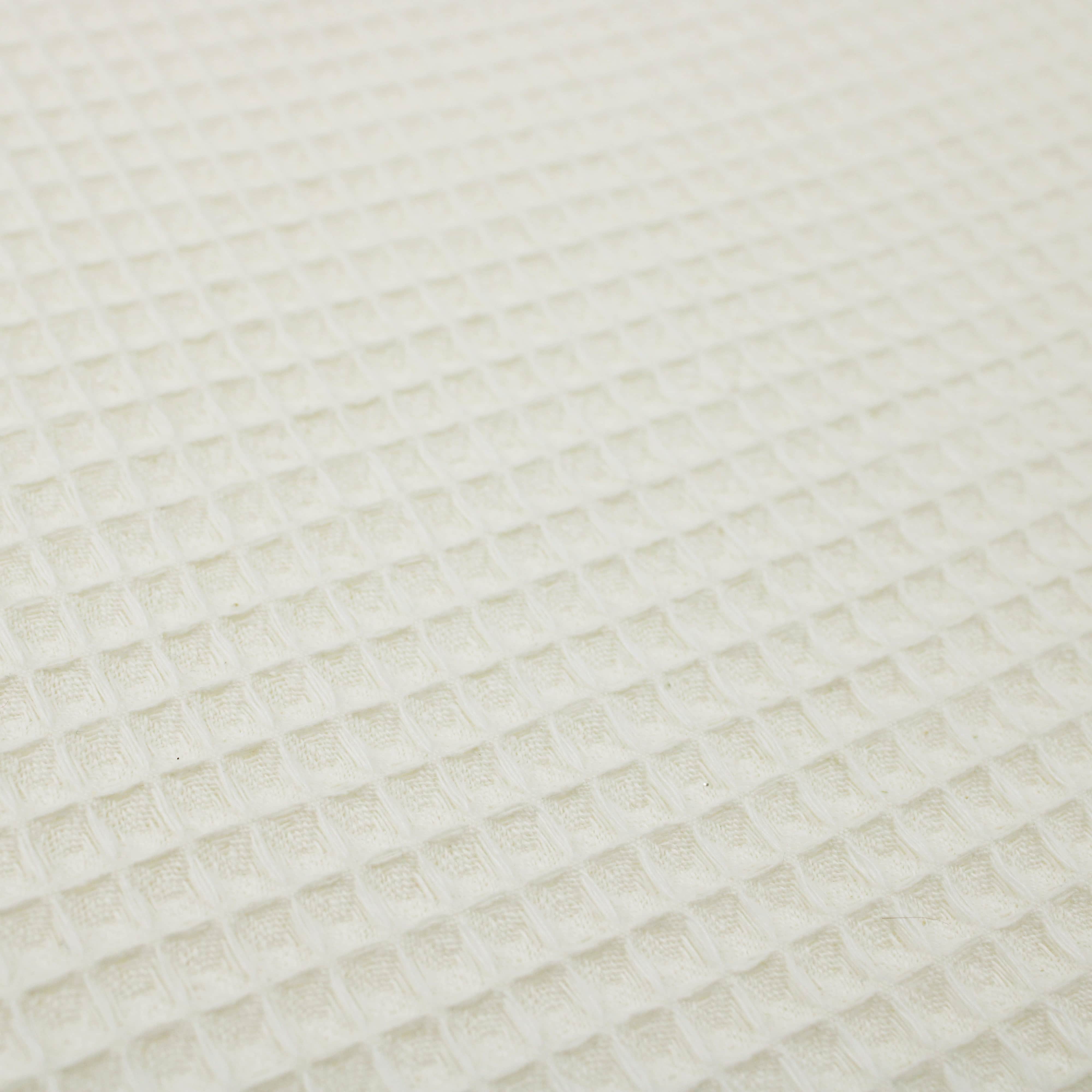 Waffle Cotton Honeycomb/Pique - Ivory – Lullabee Fabrics
