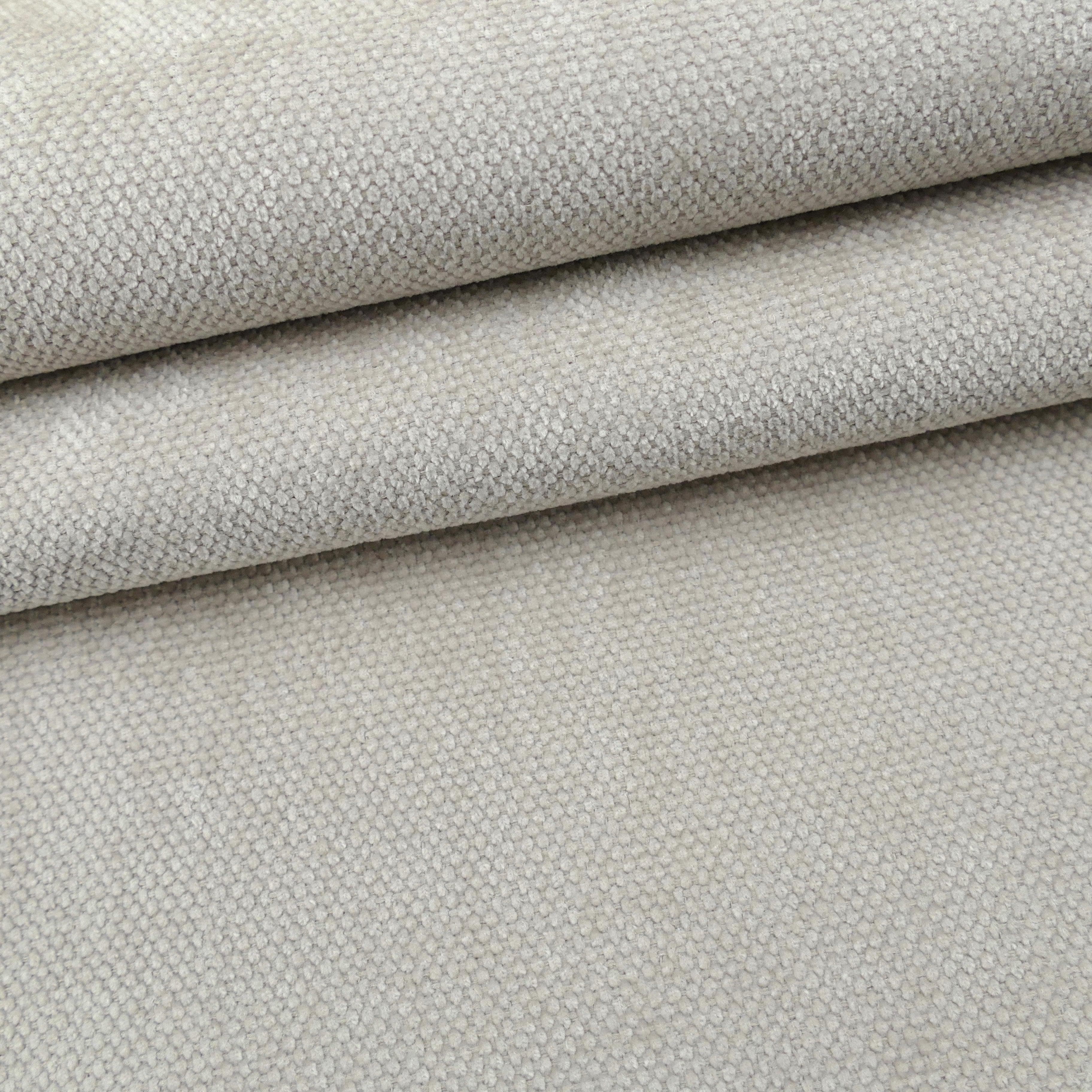 Zurich Upholstery Chenille Weave - Timberwolf – Lullabee Fabrics